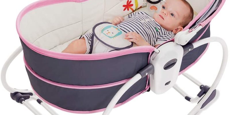 Baby Bassinets & Rocking Chairs 5 in 1 Cradle Bed - 6038K/Purple - Toys ...