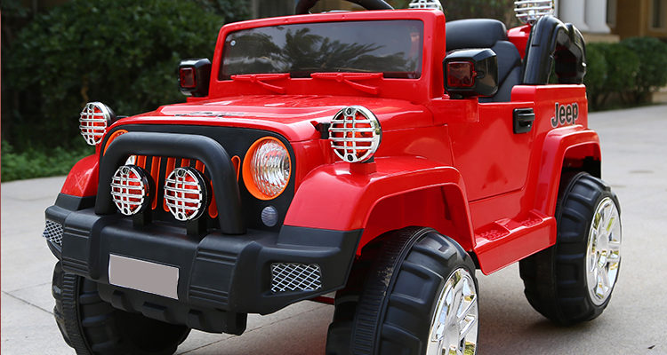 Remote Control Powered Riding Jeep-DX -235 Red - Toys 4You Store