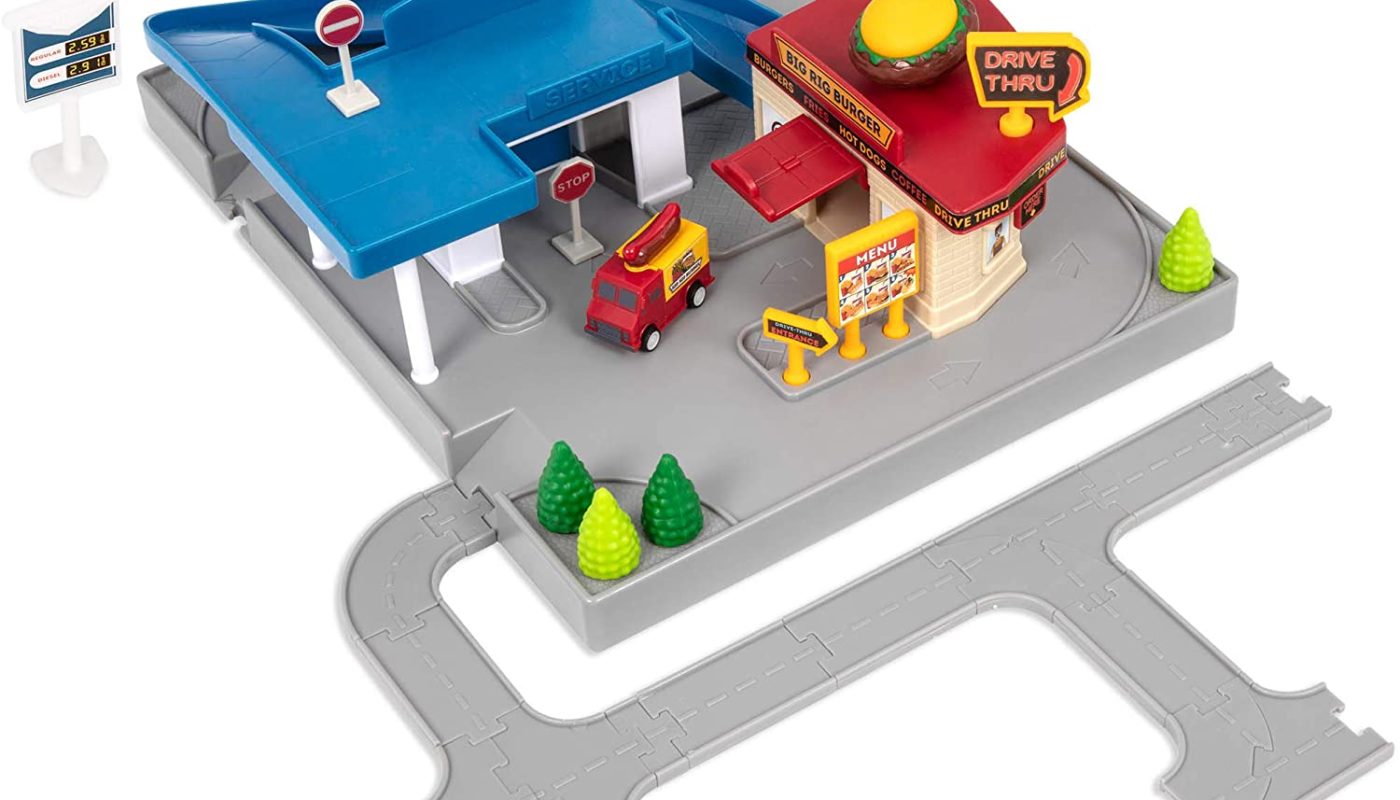 Driven Pocket Series Dine & Drive Pit Stop Pocket Playset - Toys 4 You
