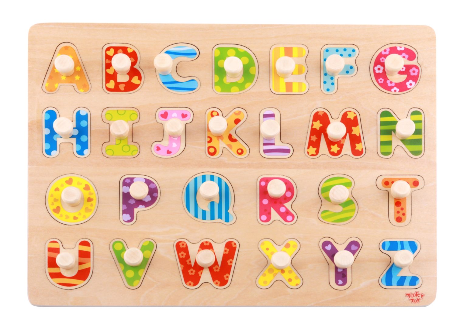 Tooky Toy Wooden Alphabet Puzzle - Toys 4 You