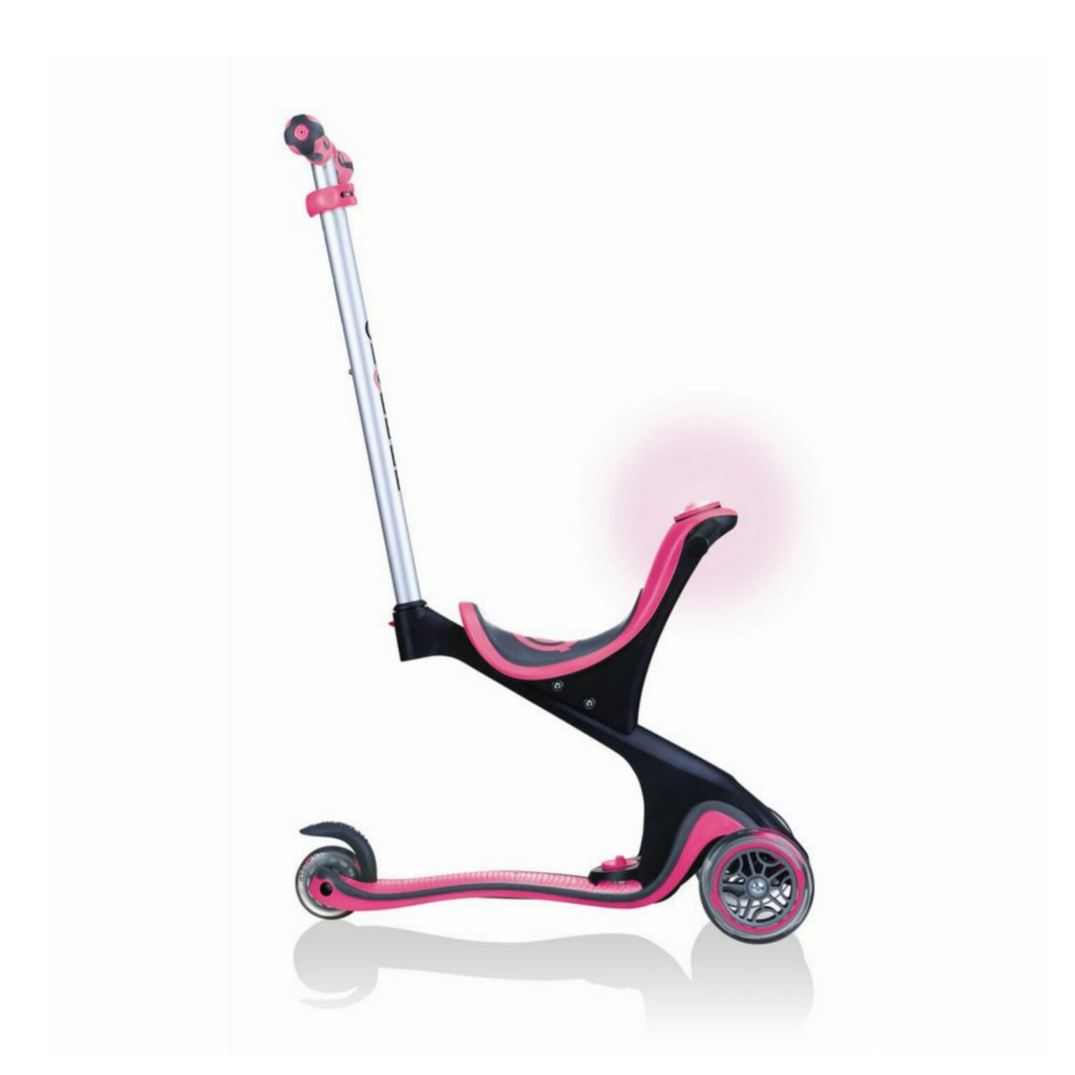 Globber Scooter Evo Comfort Play ( 5 In 1 V2 ) - Deep Pink - Toys 4 You