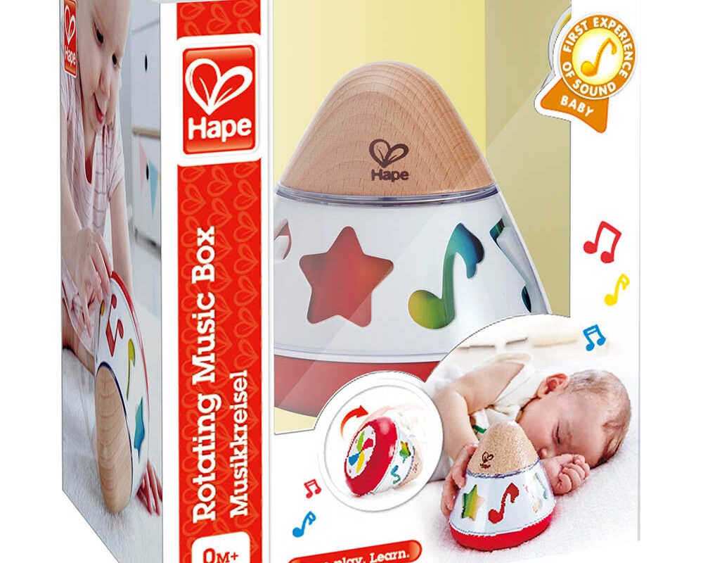 Hape - Rotating Music Box - x40 x 40 cm -E0332 - Toys 4 You