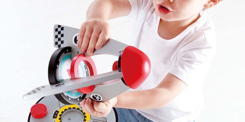 Hape Four-Stage Wooden Rocket Ship - E3021 - Toys 4 You