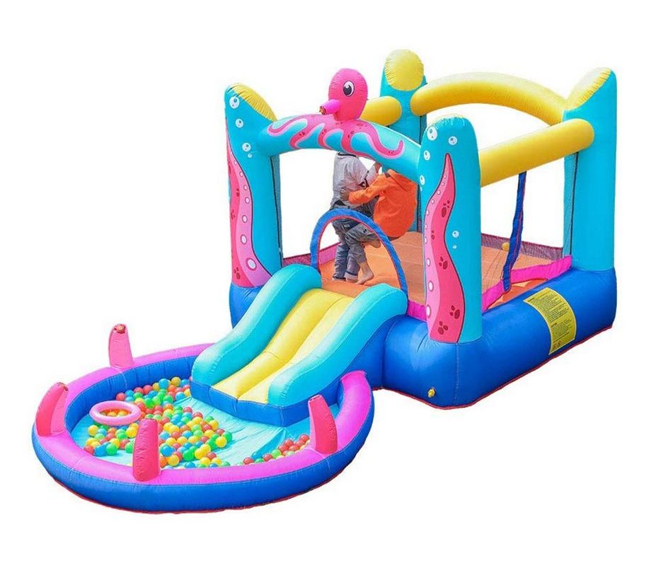 Octopus Design Inflatable Toddler Bounce House Kids Bouncy Castle ...