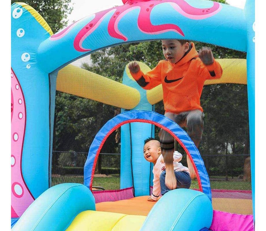 Octopus Design Inflatable Toddler Bounce House Kids Bouncy Castle ...