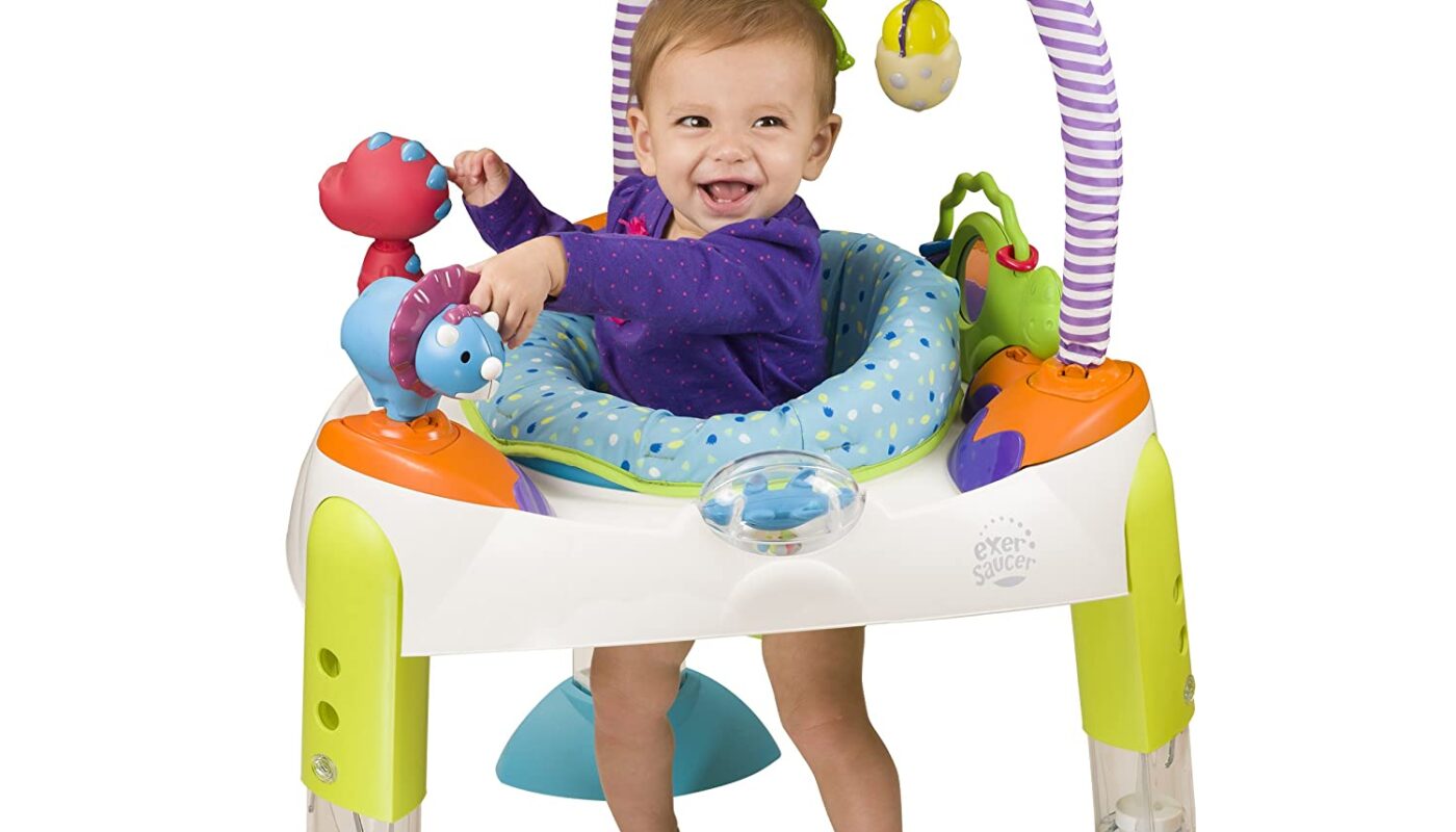 EvenFlo Exersaucer Fast Fold and Go D For Dino - Toys 4 You