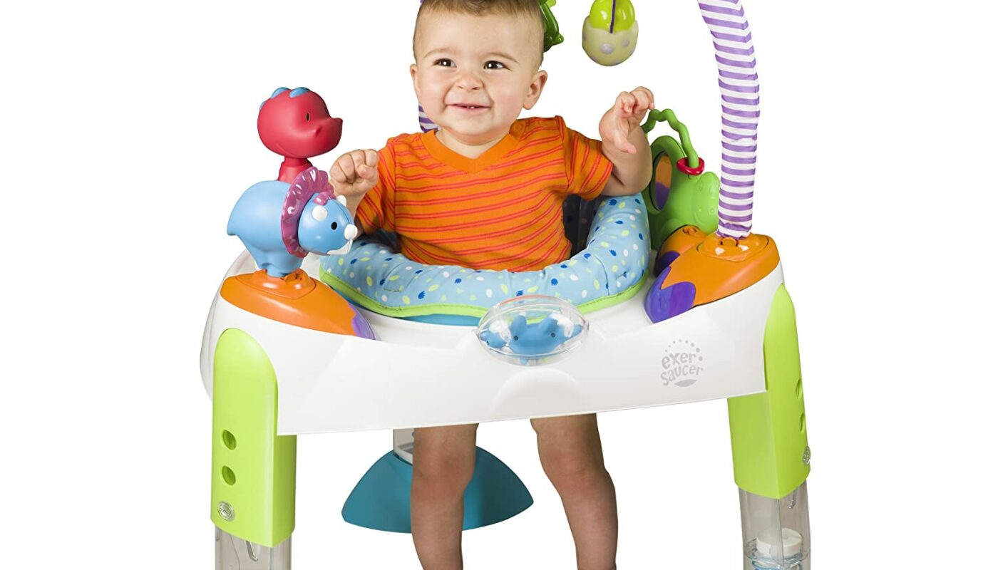 EvenFlo Exersaucer Fast Fold and Go D For Dino - Toys 4 You