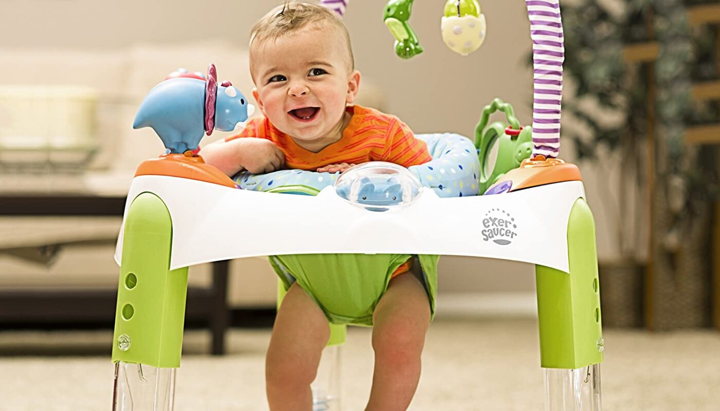 EvenFlo Exersaucer Fast Fold and Go D For Dino - Toys 4 You