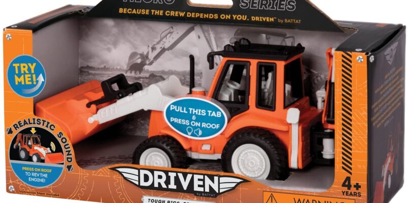 DRIVEN by Battat – Micro Backhoe Loader - Toys 4 You