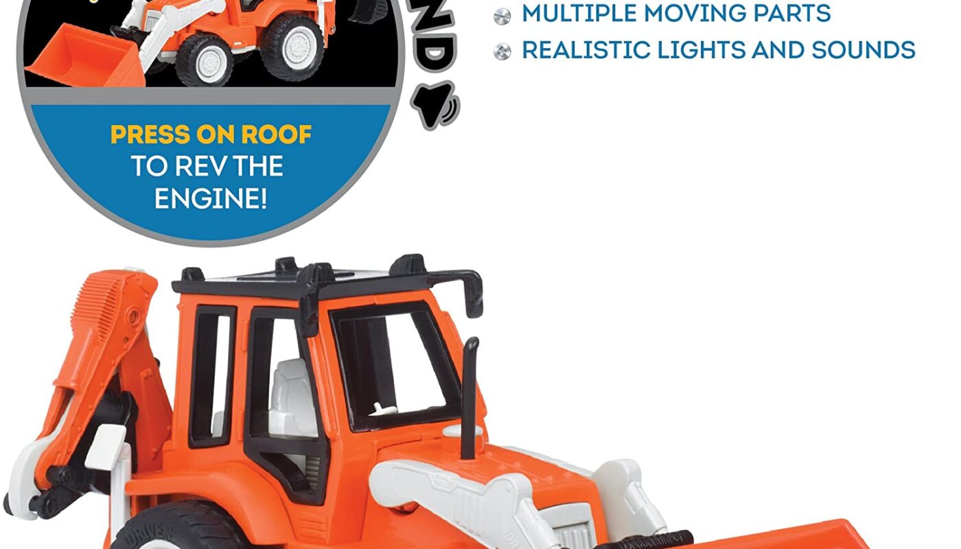 DRIVEN by Battat – Micro Backhoe Loader - Toys 4 You