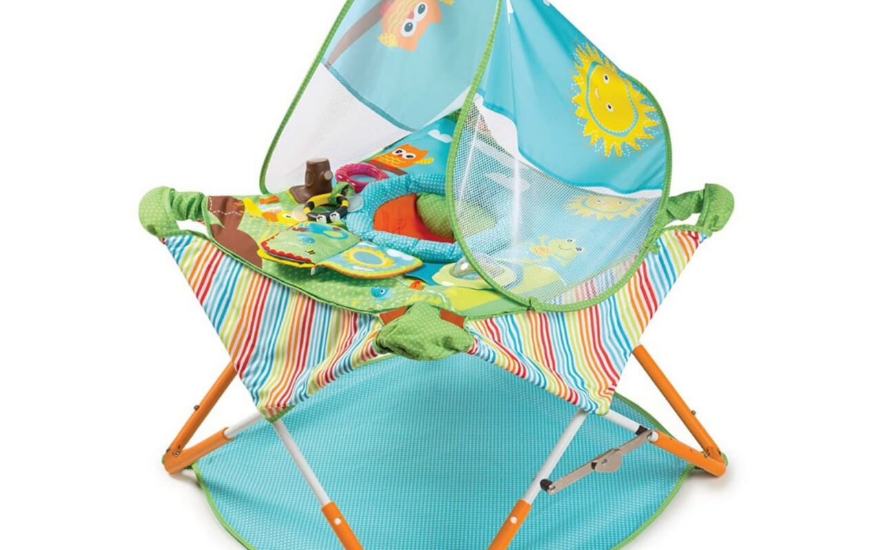 Summer Pop ‘n Jump Portable Activity Center – Lightweight - Toys 4 You