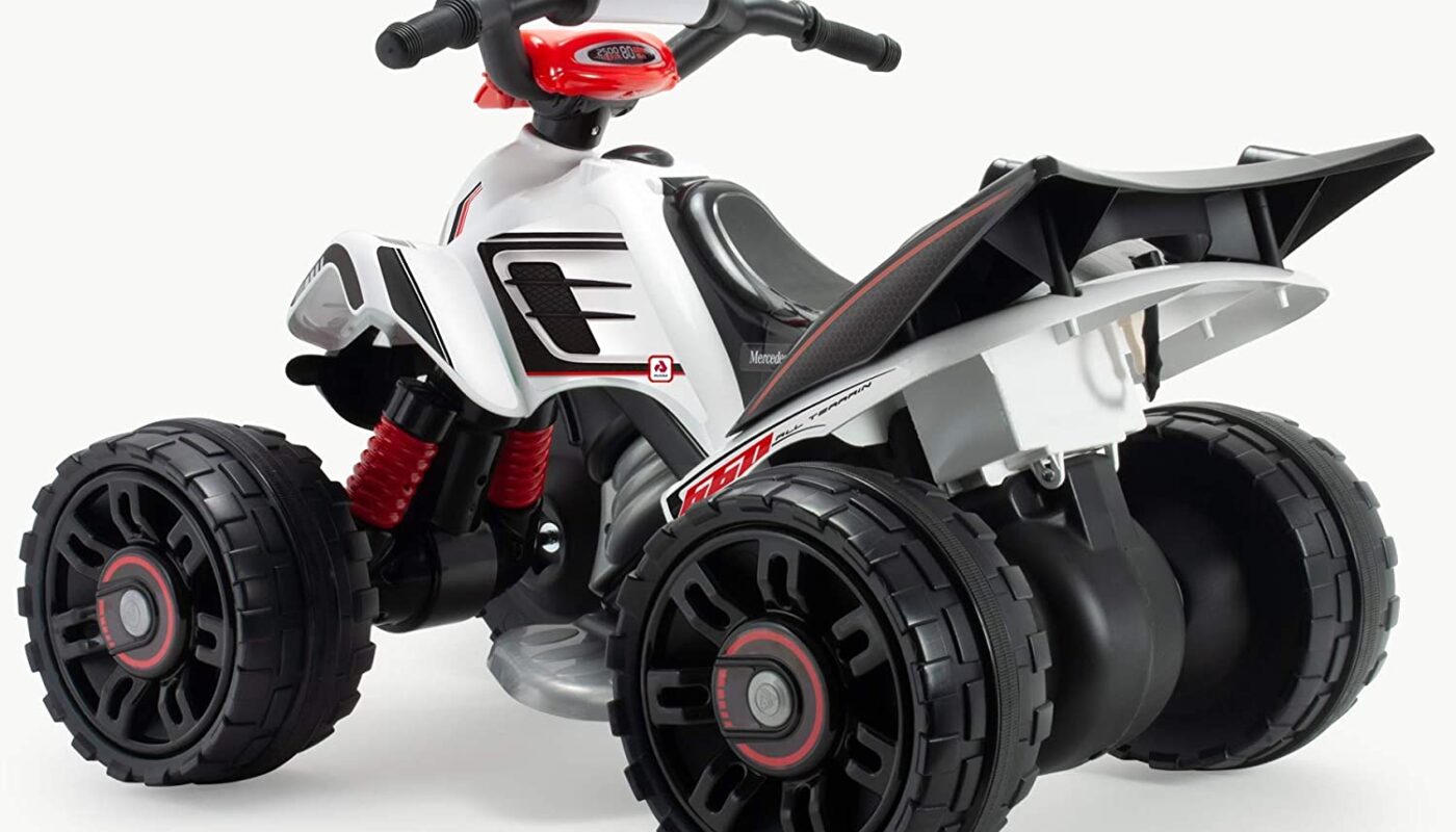 INJUSA-Quad Mercedes-Benz ATV 12V Licensed with Gear-00761-B - Toys 4 You