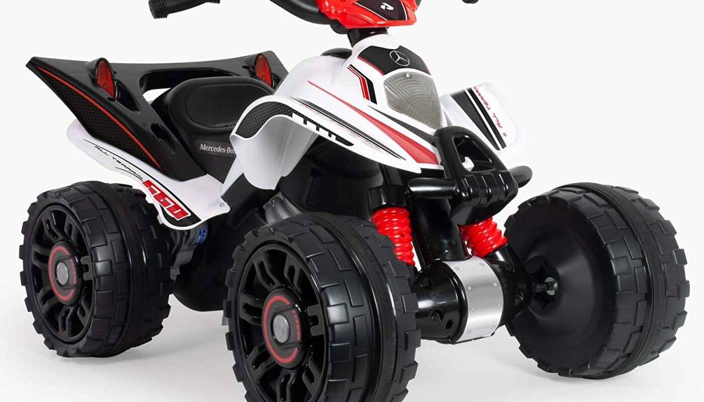 INJUSA-Quad Mercedes-Benz ATV 12V Licensed with Gear-00761-B - Toys 4 You