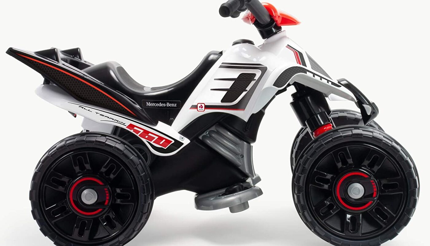 INJUSA-Quad Mercedes-Benz ATV 12V Licensed with Gear-00761-B - Toys 4 You