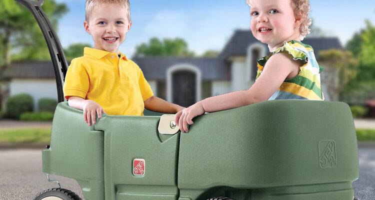 Step2 Wagon for Two Plus Willow Green -766500 - Toys 4 You