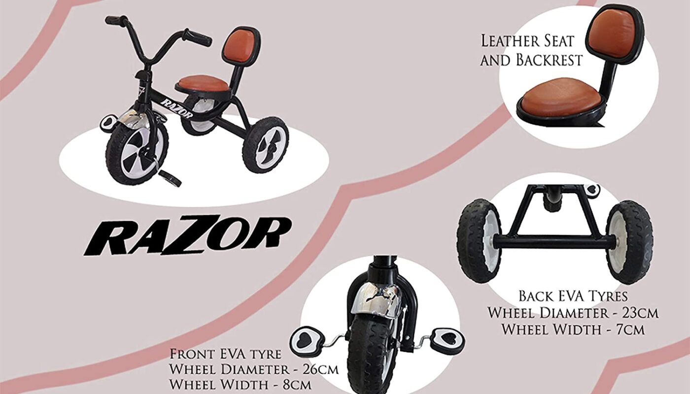 Razor Baby Tri-Cycles with EVA Tyres and Leather Seat - Toys 4 You