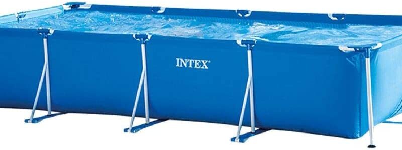 Intex 4.5m X 2.2m X 0.84m Rectangular Frame Above Ground Family Use ...