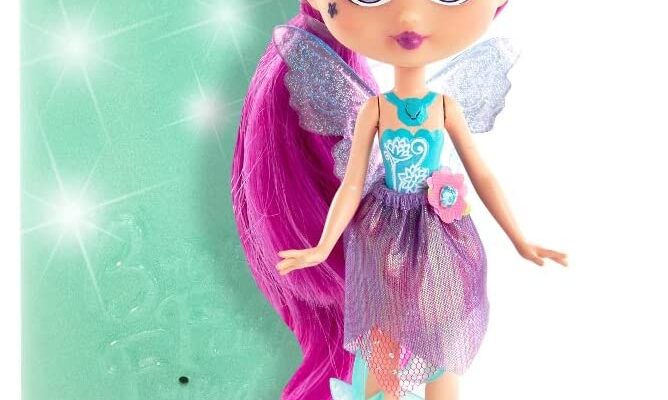 Bright Fairy Friends Doll 6 Jar, Battery Operated, Assortment - Toys 4 You