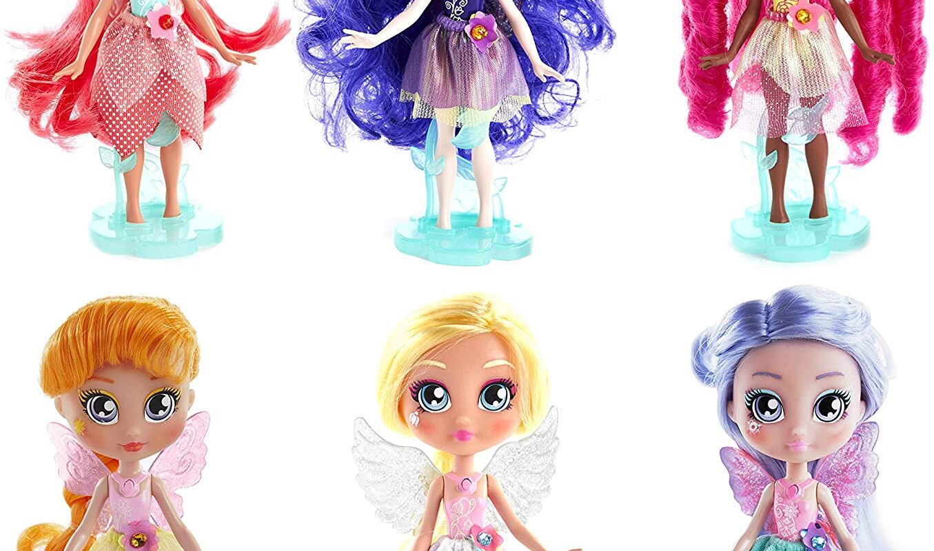Bright Fairy Friends Doll 6 Jar, Battery Operated, Assortment - Toys 4 You