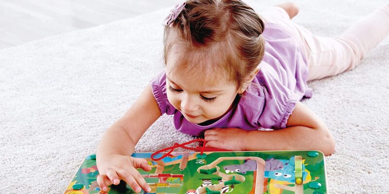 Hape Wooden Jungle Magnetic Maze - E1714/BPC - Toys 4 You