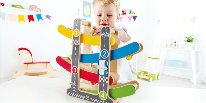 Hape Fast Flip Racetrack - E0438 - Toys 4 You