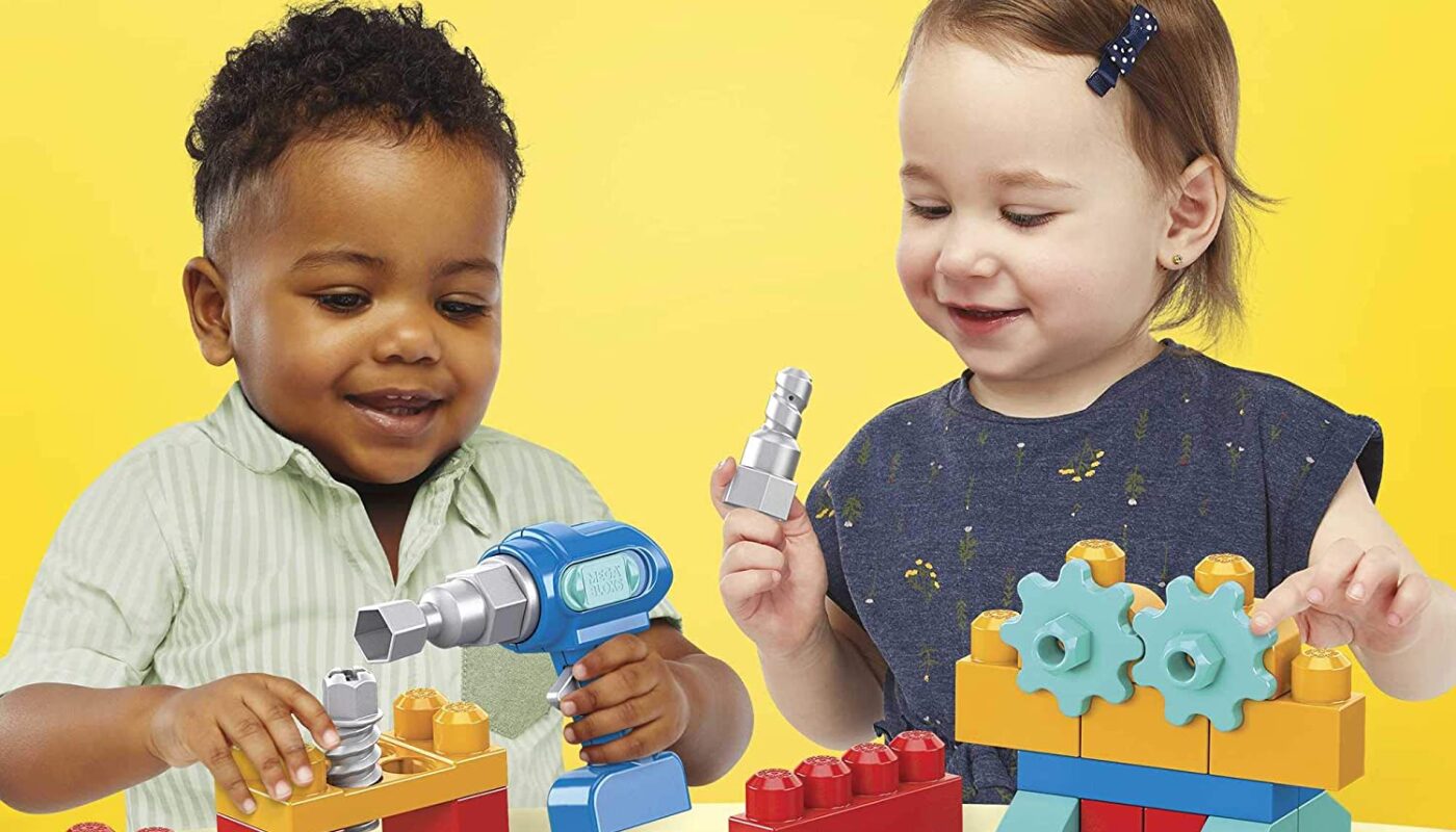 Mega Bloks First Builders Lil' Building Drill Set Building Toys for ...