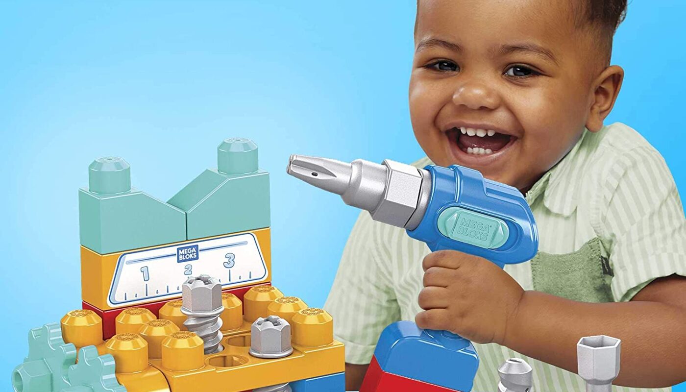 Mega Bloks First Builders Lil' Building Drill Set Building Toys for ...