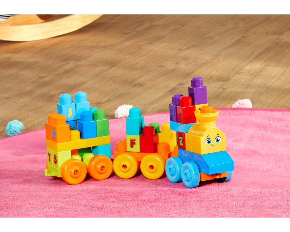 Mega Bloks ABC Musical Train Building Toys- FWK22 - Toys 4You Store