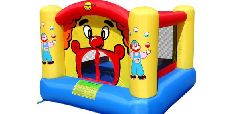 Happy Hop Clown Slide & Hoop Bouncer Airflow Bouncy 300 X 225 X 175 cm ...