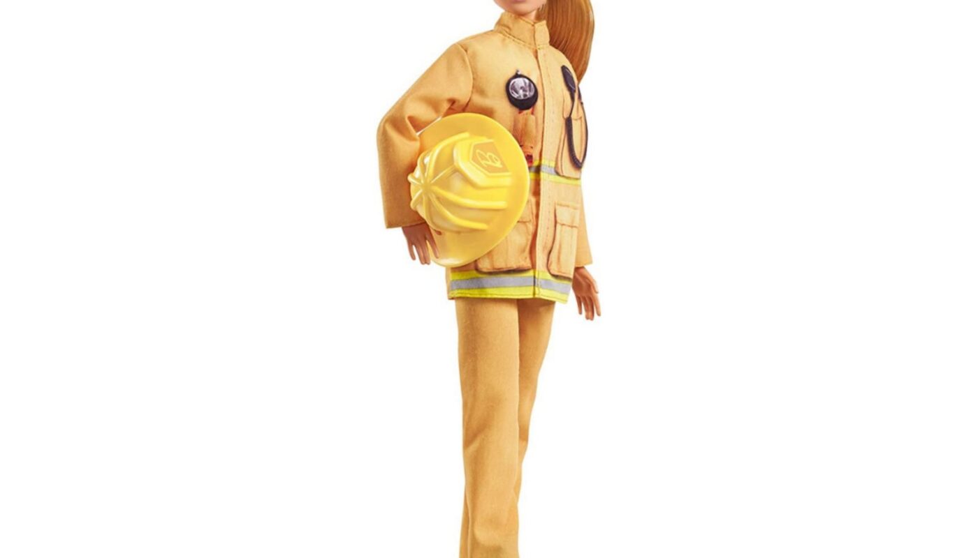 Barbie Fireman Fashion Doll Dolls 27cm Iconic Careers Mattel - GFX23 ...