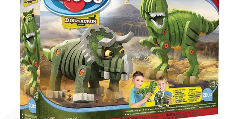 Bloco Toys T-Rex & Triceratops Stem Toy Jurassic Dinosaurs - Toys 4 You