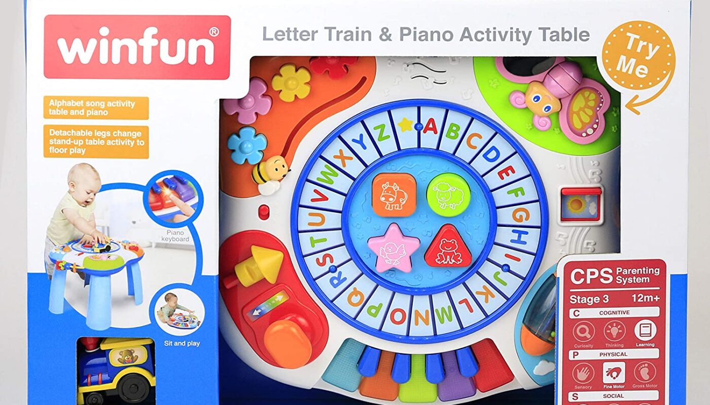 Winfun Letter Train & Activity Table - 000801 - Toys 4 You