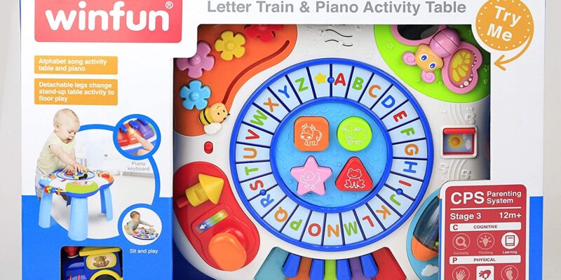 Winfun Letter Train & Activity Table - 000801 - Toys 4 You