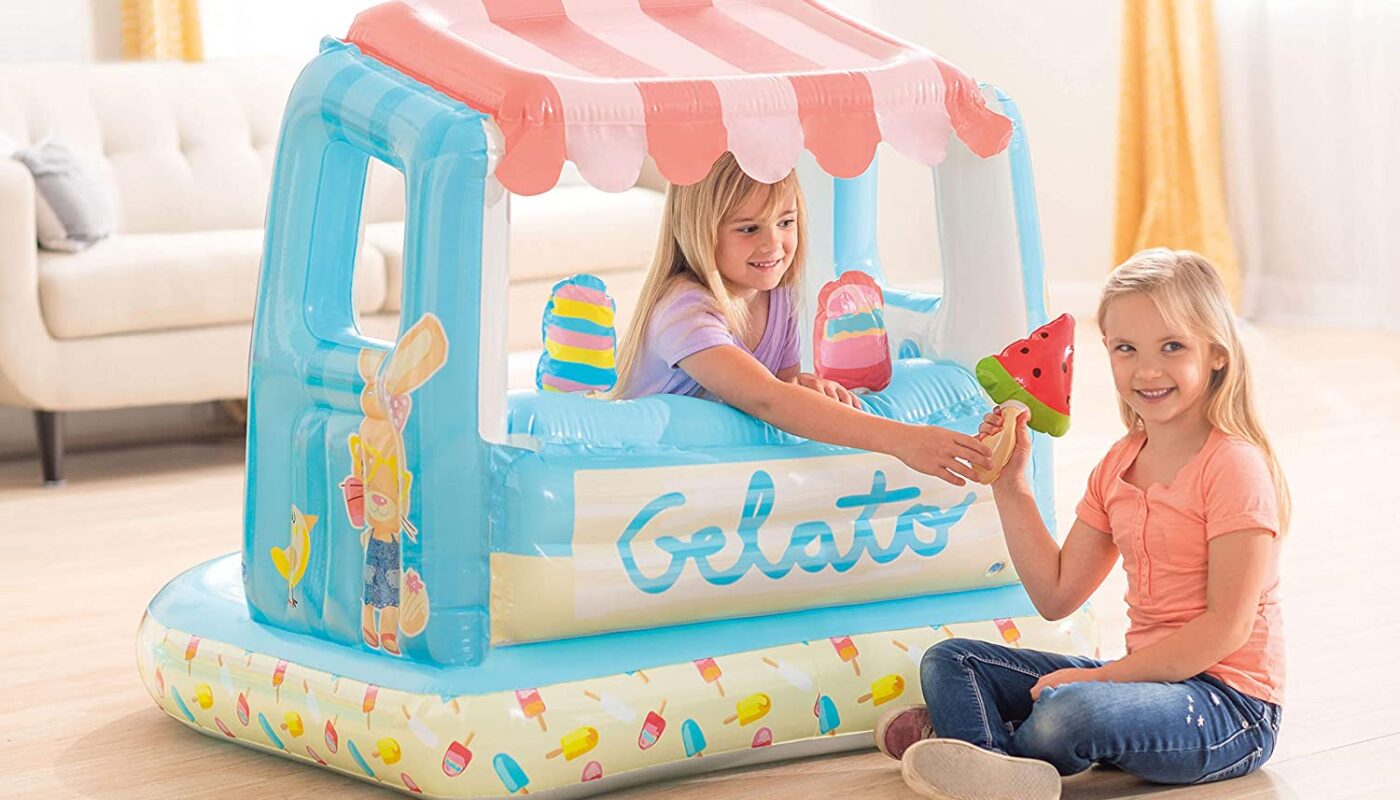 Intex Ice cream Gelato Stand Inflatable Playhouse - 48672 - Toys 4You Store