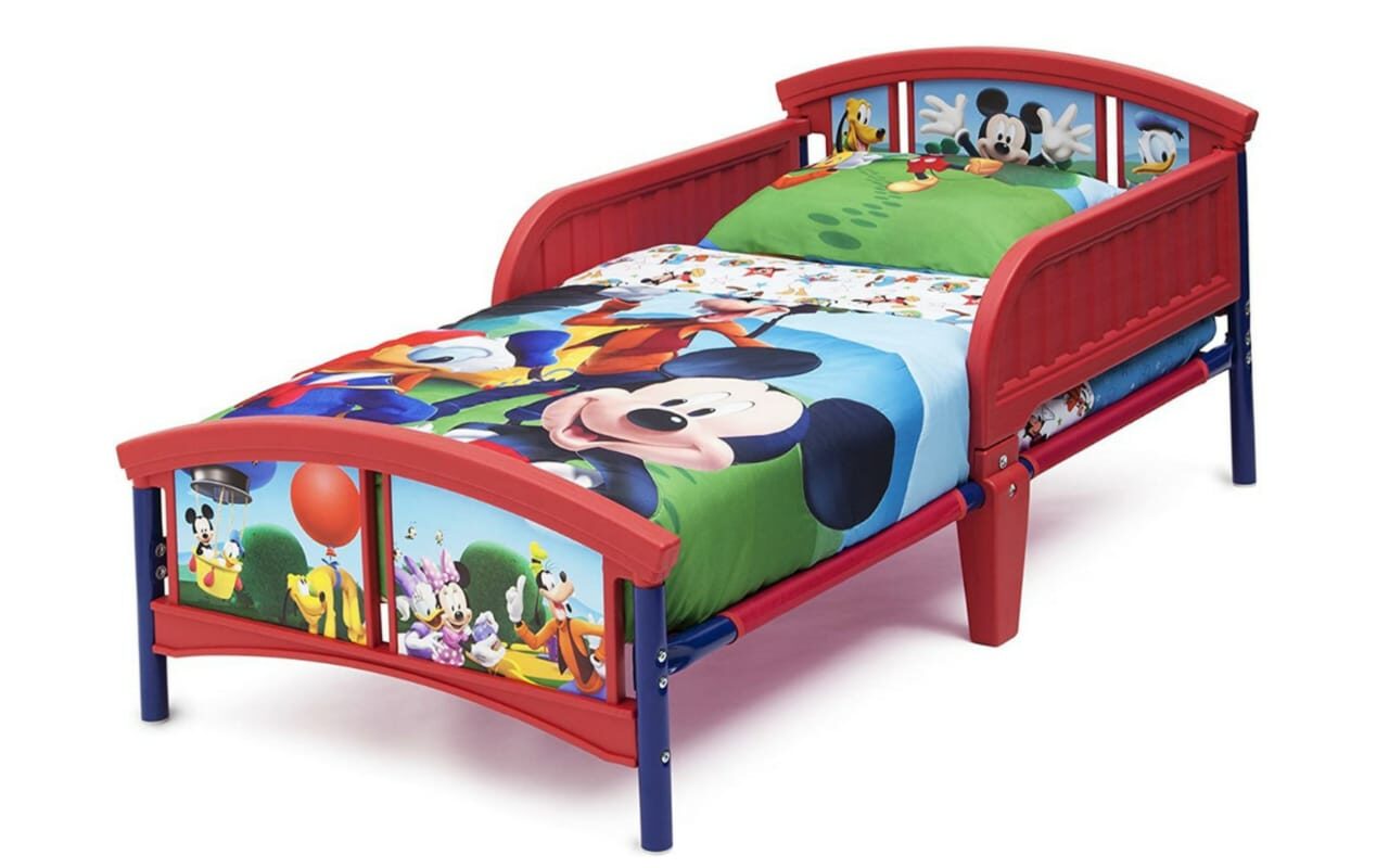 Mini Toddler Bed White With Glossy 150cm - Toys 4You Store