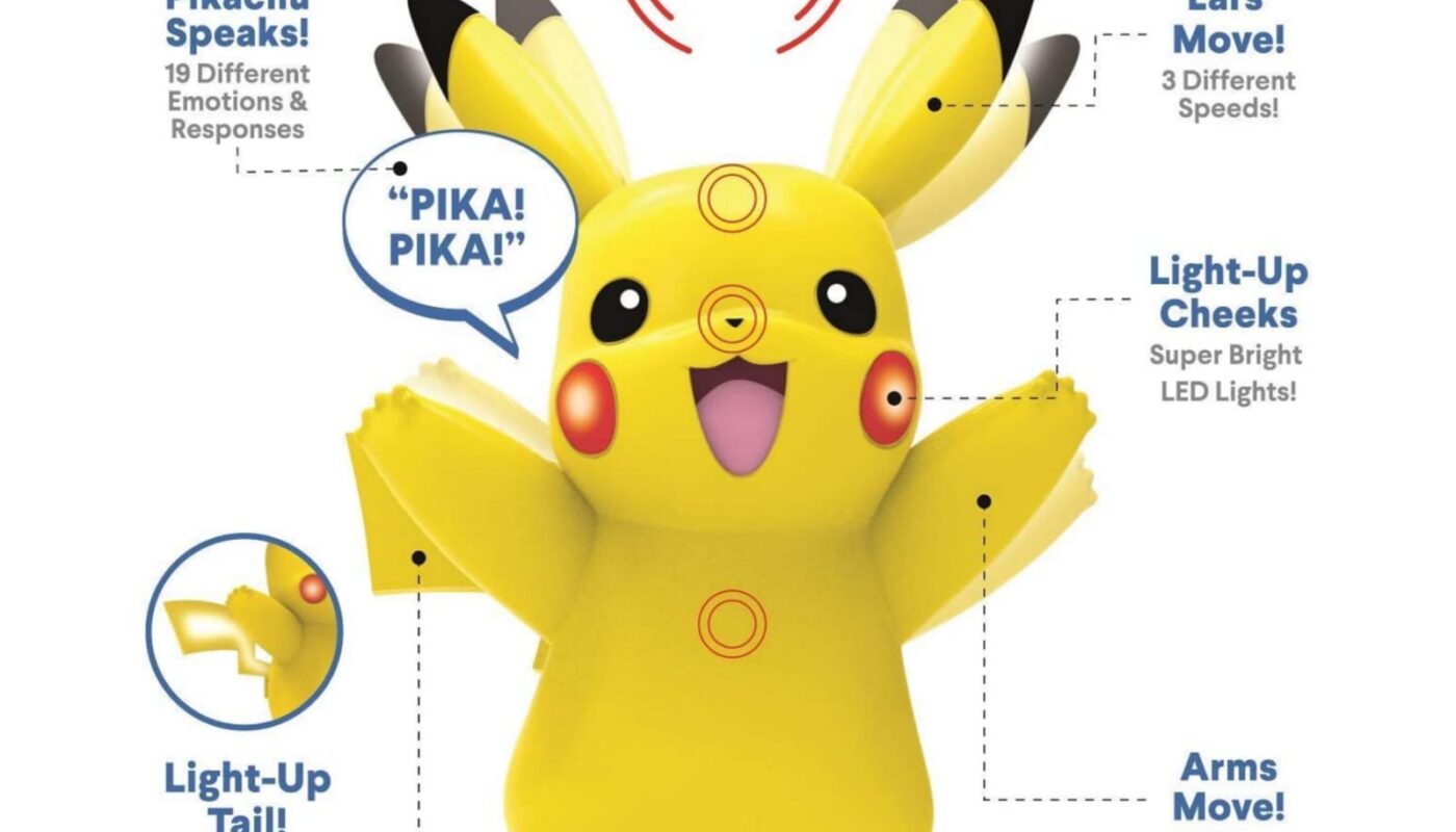 Pokemon Deluxe My Partner Pikachu - PKW0030 - Toys 4 You