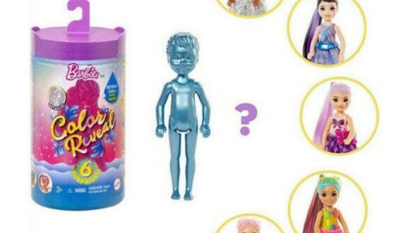 Barbie Color Reveal Shimmer Series Chelsea Surprise Doll - GTT23 - Toys ...