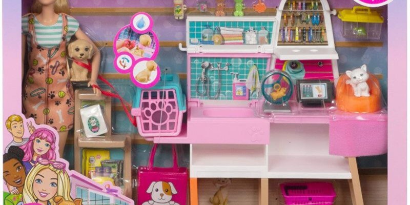 Barbie Doll Pet Supply Store Playset - GRG90 - Toys 4 You