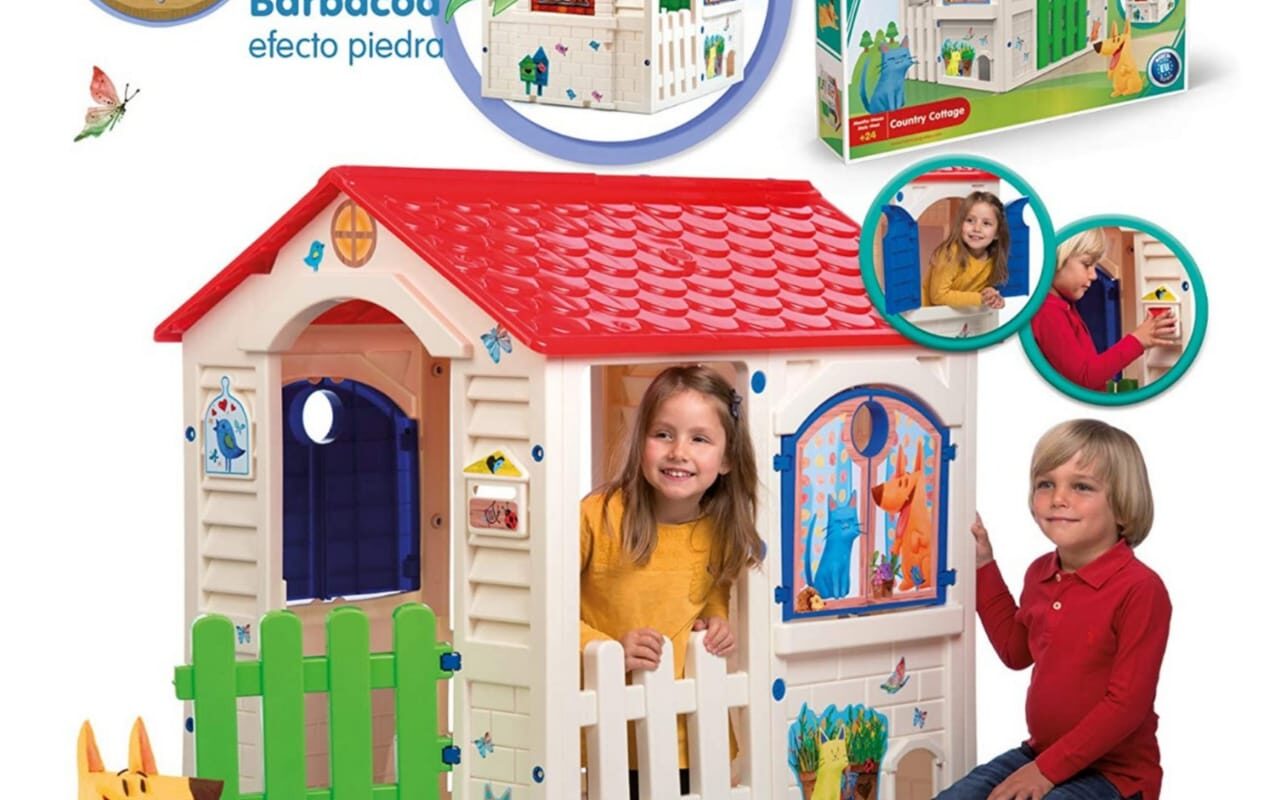 Chico Country Cottage House Beige/Red - Toys 4 You