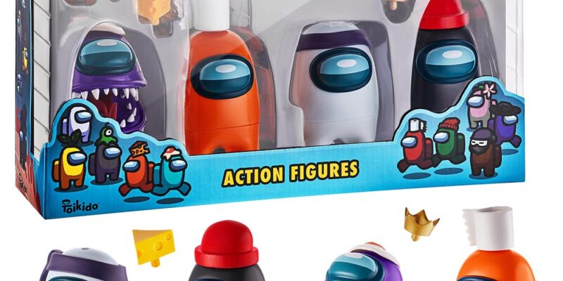Among Us Action Figures Pack Box 4 Pack - AU6030-FG - Toys 4 You
