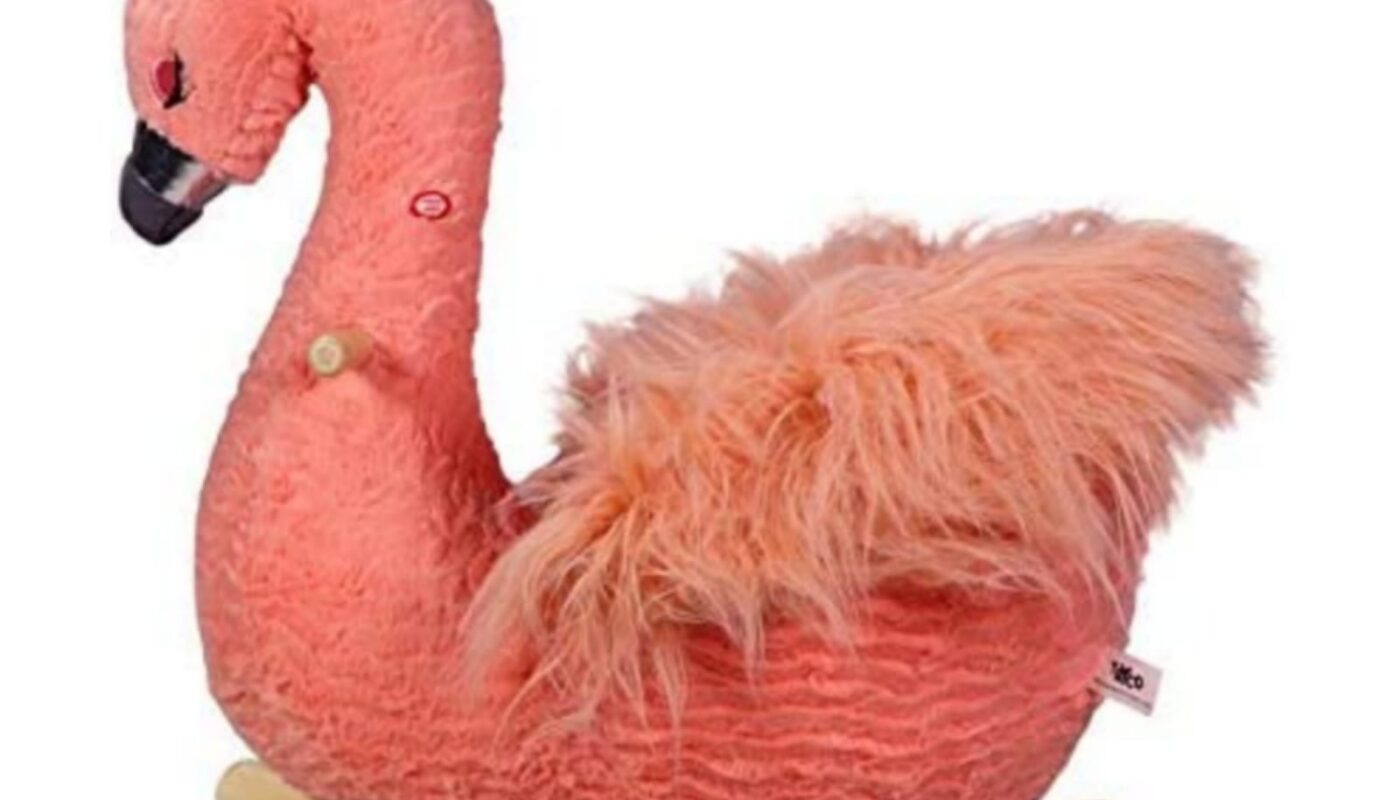 Pink Flamingo Soft Landing Ride Rocking Animals - LB-305-PINK - Toys 4 You