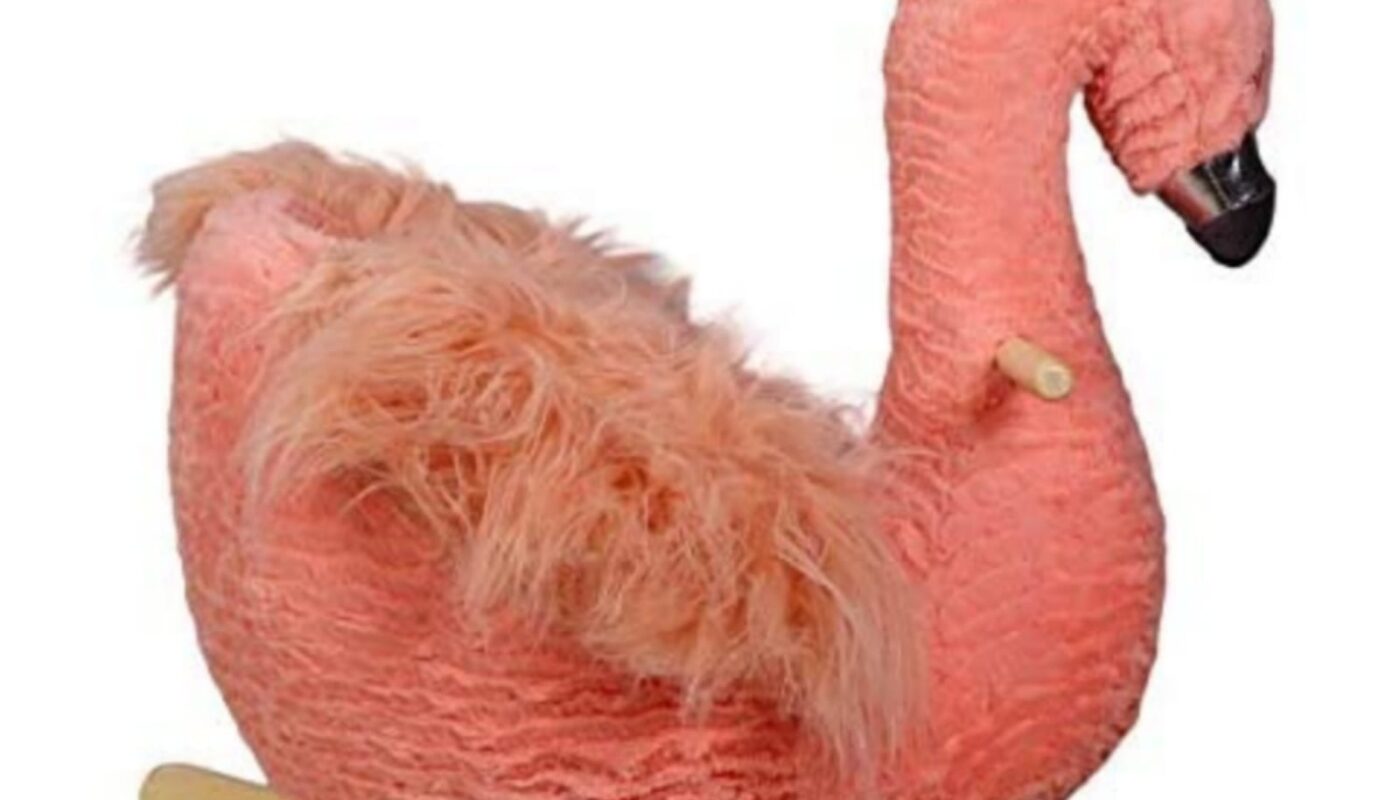 Pink Flamingo Soft Landing Ride Rocking Animals - LB-305-PINK - Toys 4 You