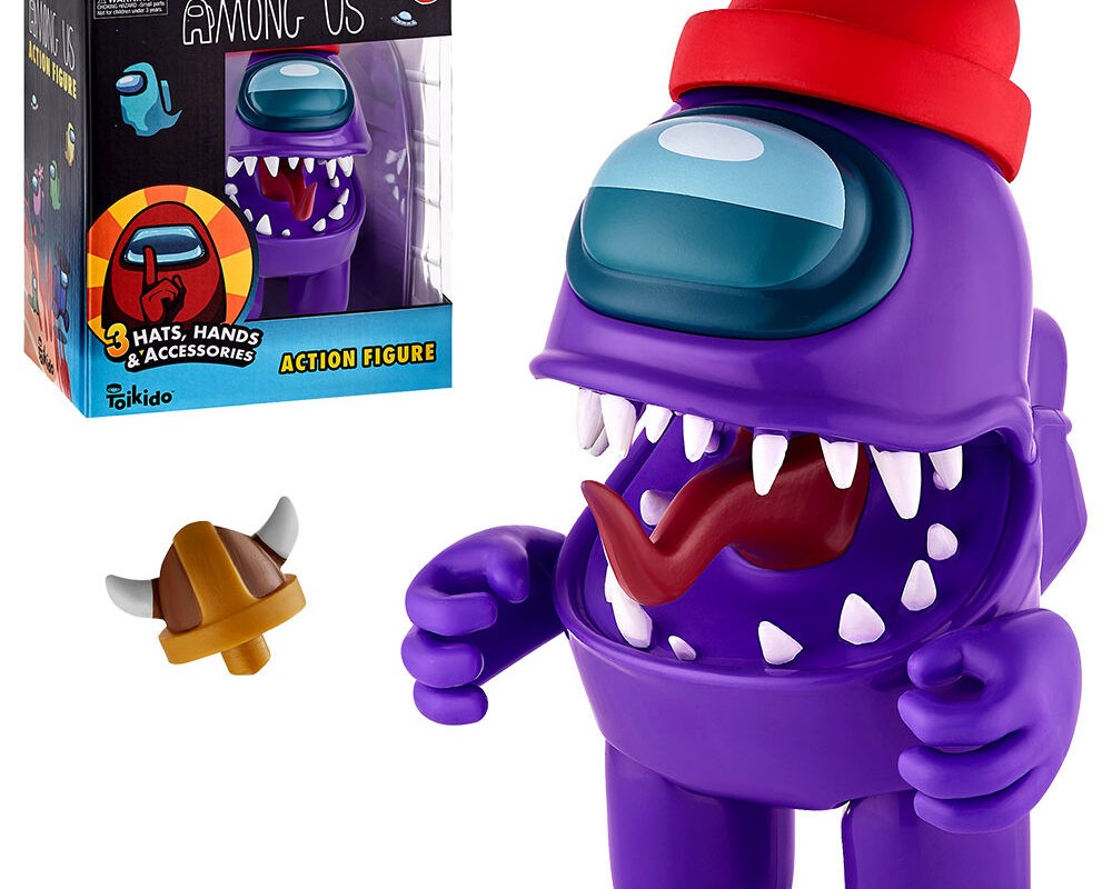 Among Us Action Figurewindow Box - S1 - AU6010-Purple - Toys 4 You
