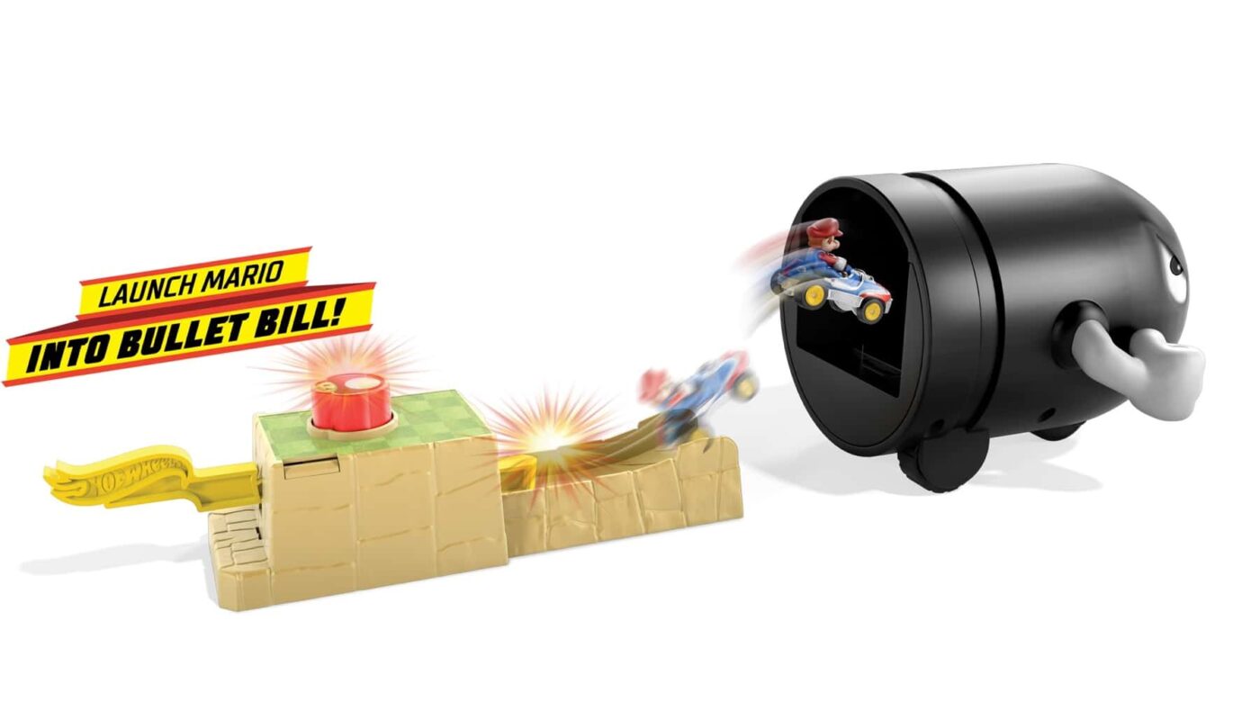 Hot Wheels Mario Kart Bullet Bill Launcher - GKY54 - Toys 4 You