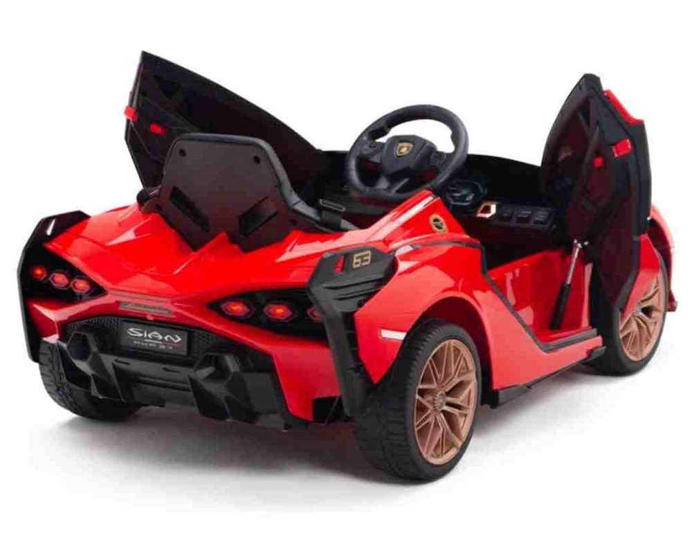Lamborghini Car Kids Ride-On Prime Sian 12V - LB-6388DX-Red - Toys 4 You