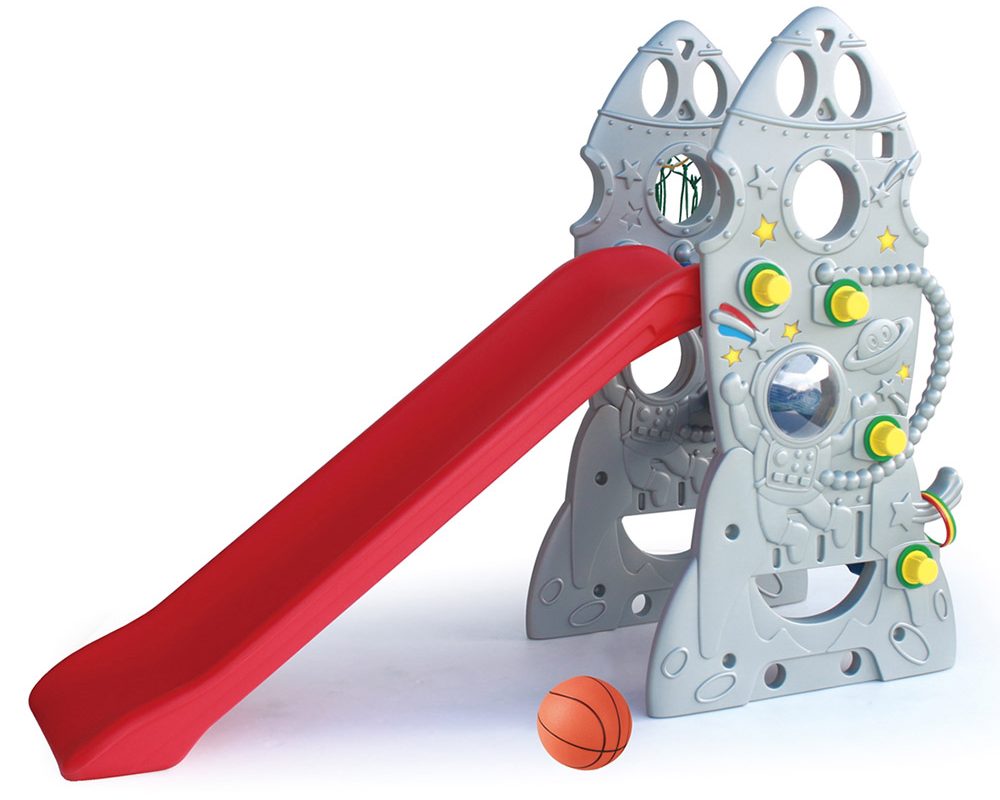 Ching Ching - Kids Rocket Slide - SL-18-Silver - Toys 4 You