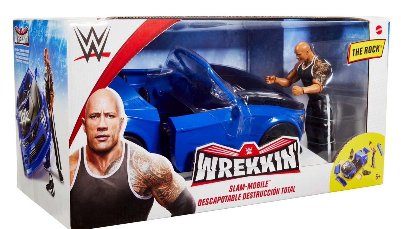 WWE - Wrekkin The Rock Slam-Mobile Set - GYV51 - Toys 4You Store