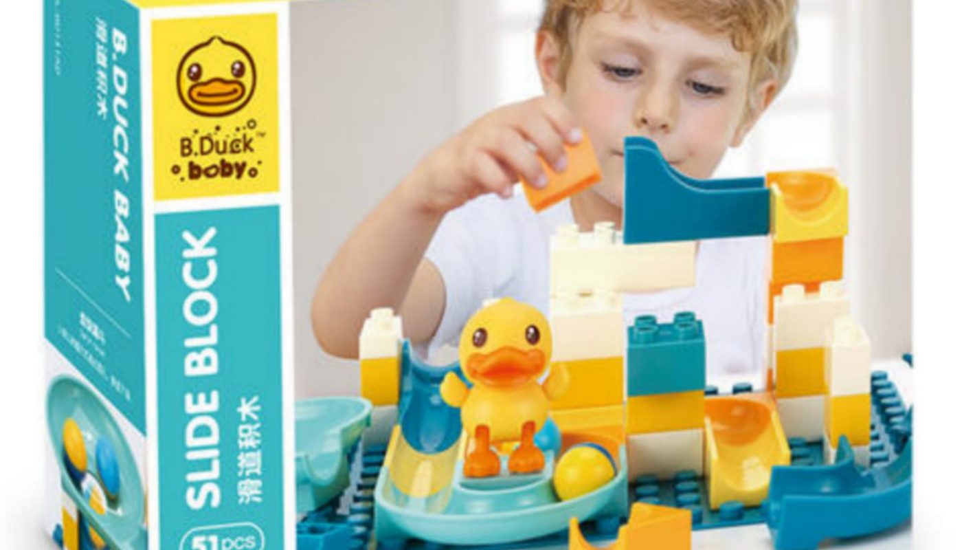 B-Duck - Slide Block Toys - WL-BD141BD - Toys 4 You