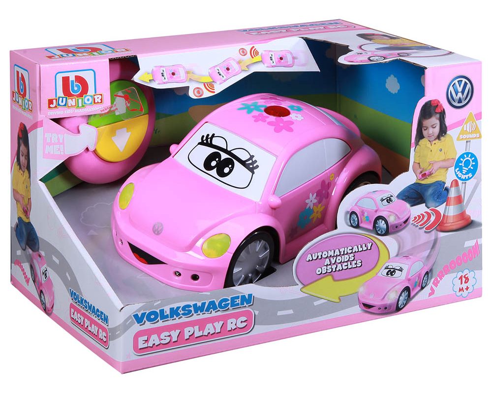 BB Junior - Volkswagen Easy Play RC Toy Car - Pink - 92003-HI - Toys 4 You
