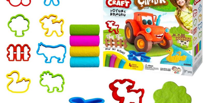 Dede - Art Craft Sweet Farm Dough Set - 03558 - Toys 4 You